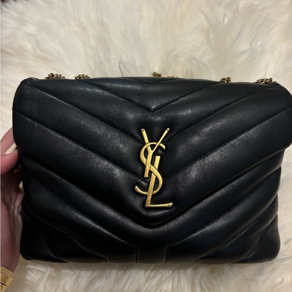Yves Saint Laurent | Bags | Ysl Lou Lou Medium Shoulder Bag In Quilted ...